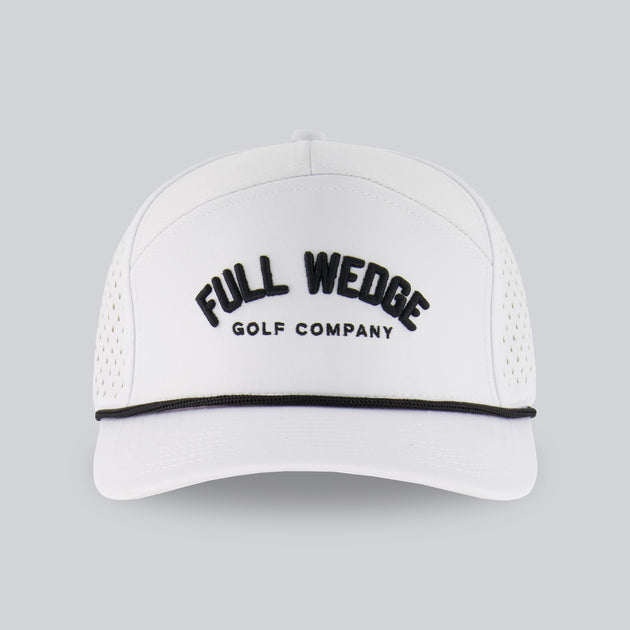White Rope Hat – Full Wedge Golf