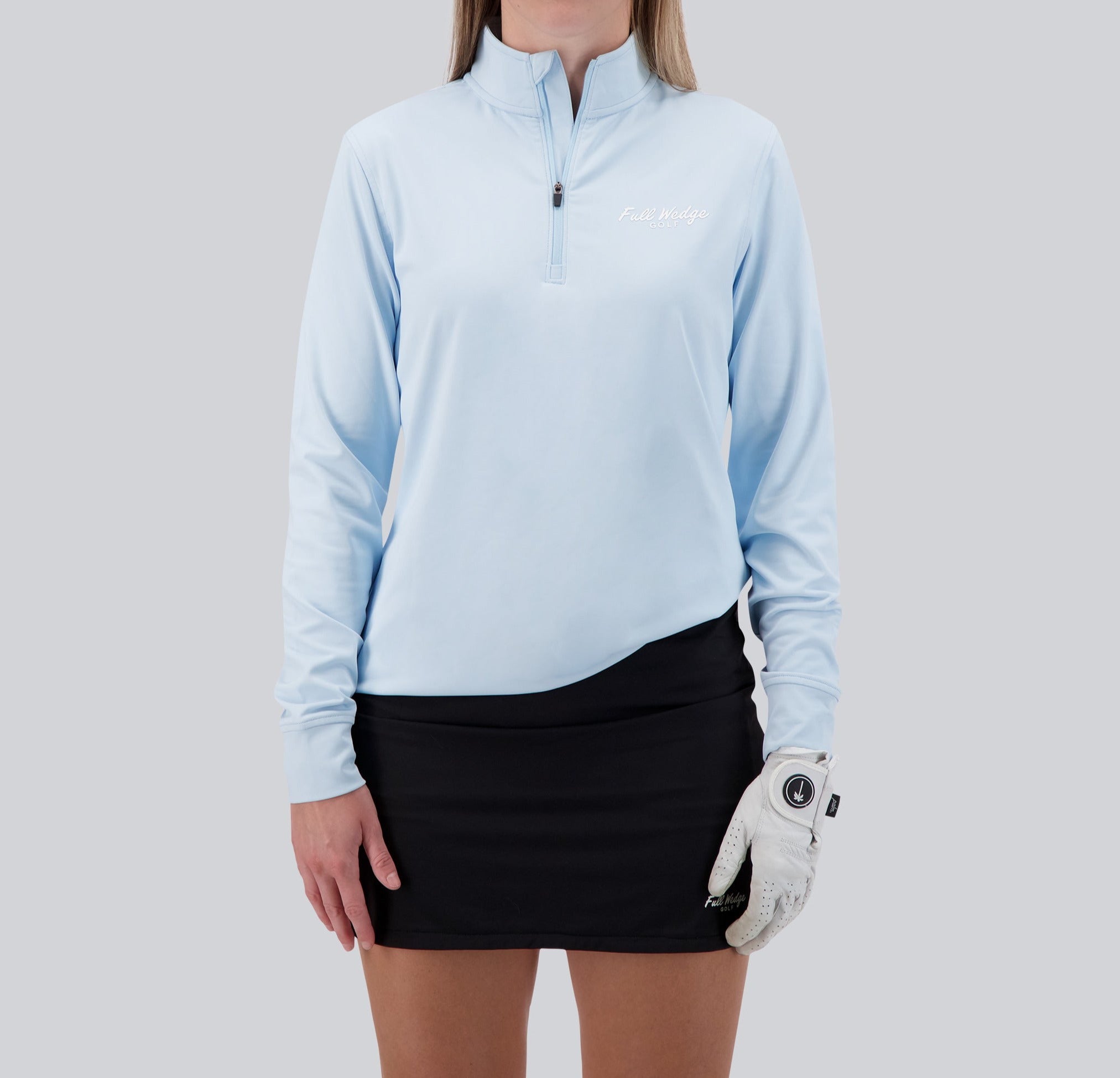 Icey Blue Q-Zip (W) – Full Wedge Golf